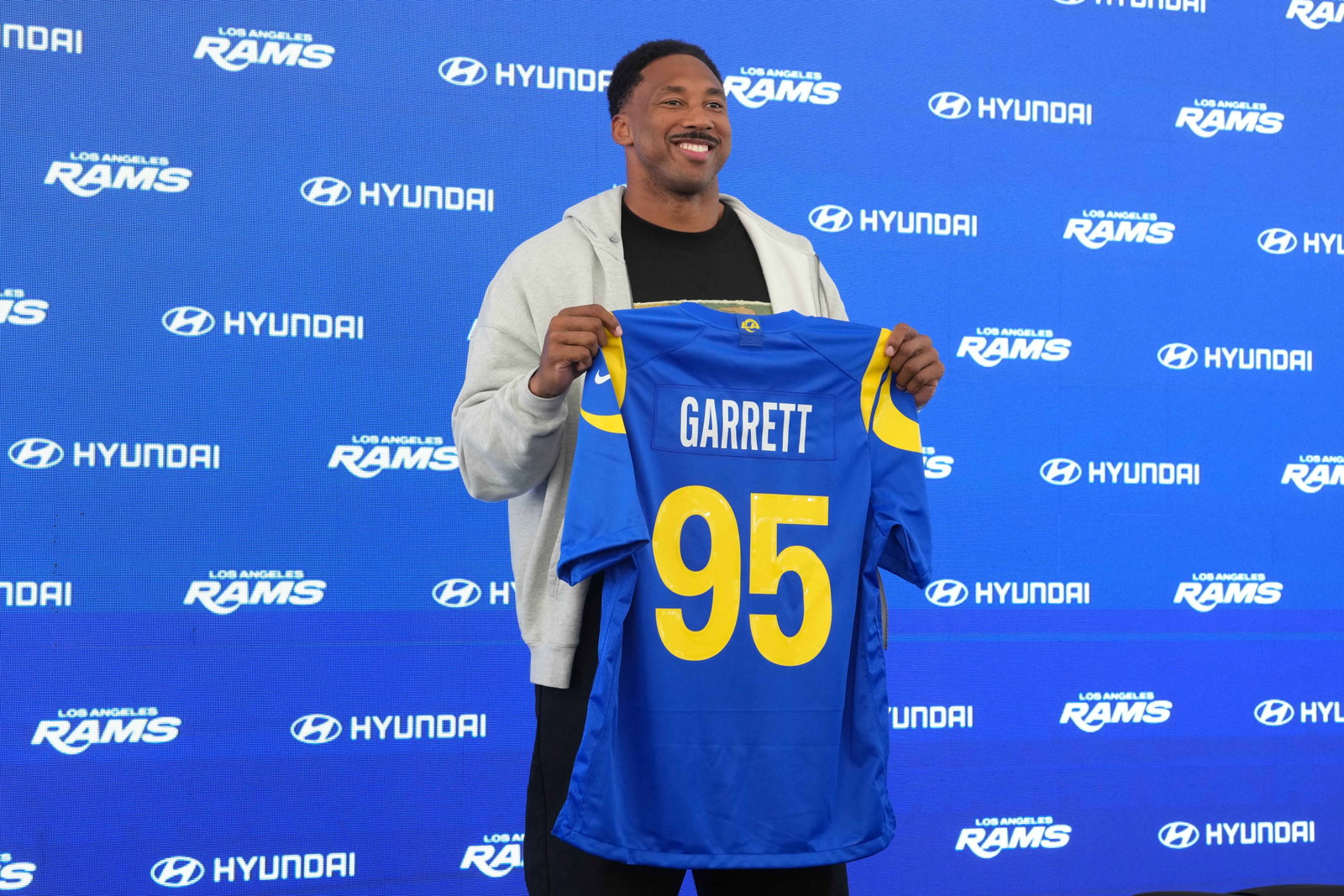 Rams' Myles Garrett Trade Draws Jared Goff-Matthew Stafford Deal ...